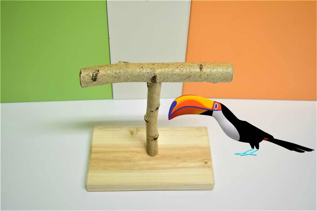 T-perch for Weighing All Birds, Small Parrots, Budgies, Cockatiels ...