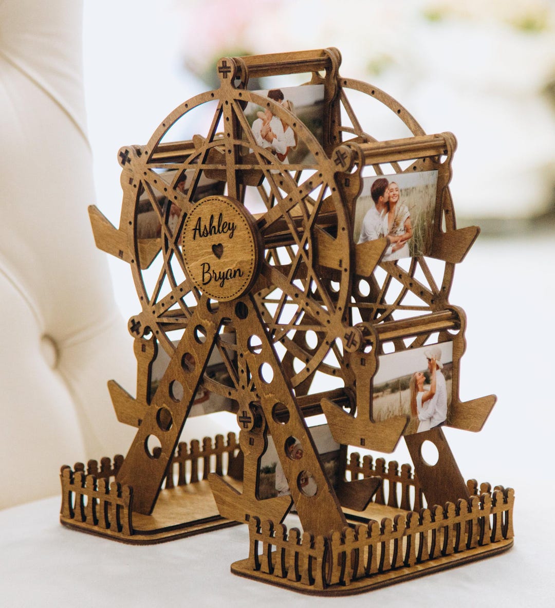 Christmas Gifts Custom Photo Couples Gift Ferris Wheel Anniversary ...