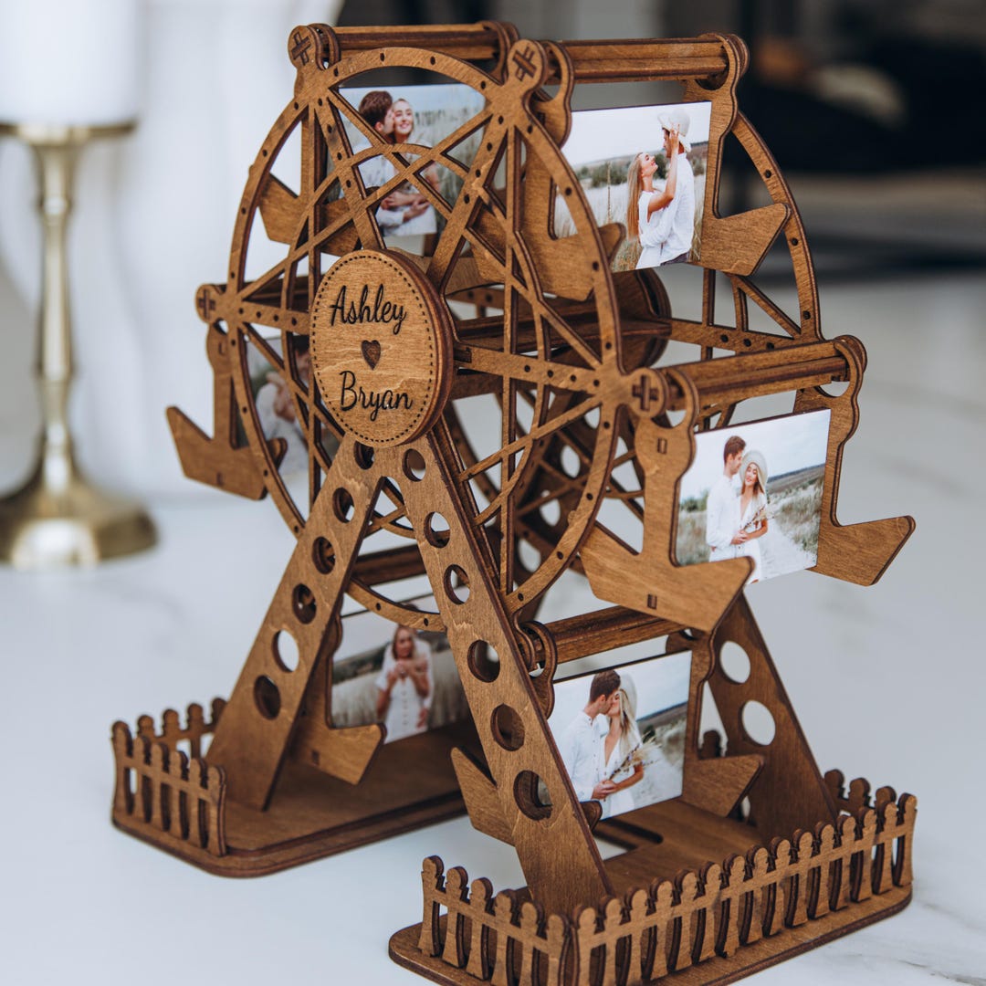 Custom Photo Ferris Wheel Wedding Christmas Unique 5th Anniversary Gift ...