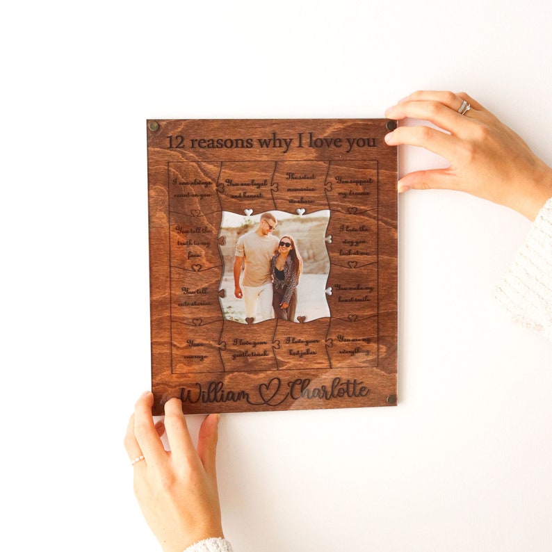 Personalized 12 Reasons Why I Love You Birthday Gift for - Etsy