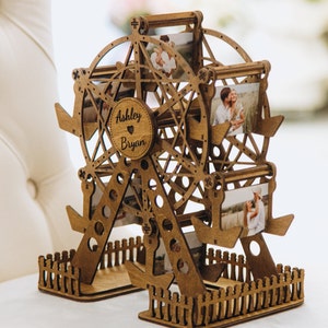 Custom Photo Couples Gift Ferris Wheel Anniversary Wedding Birthday ...