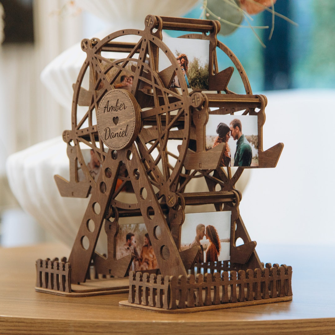 Personalized Unique Wedding Ferris Wheel Gift Custom Wedding Photo ...