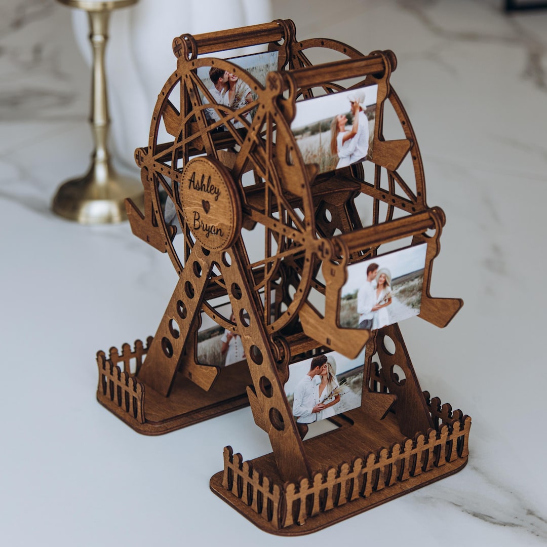 Personalized Photo Ferris Wheel Unique Gift for Couple Housewarming ...