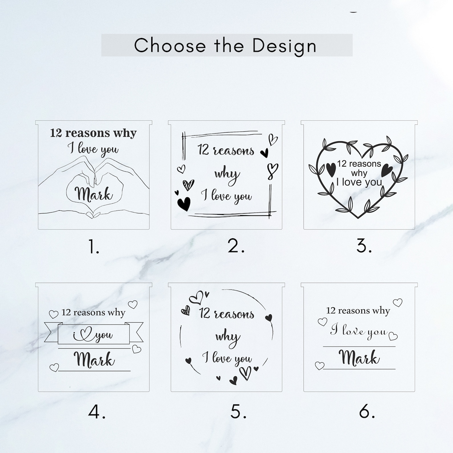 Reasons Why I Love You Box Personalized Wooden Puzzle Gift - Etsy