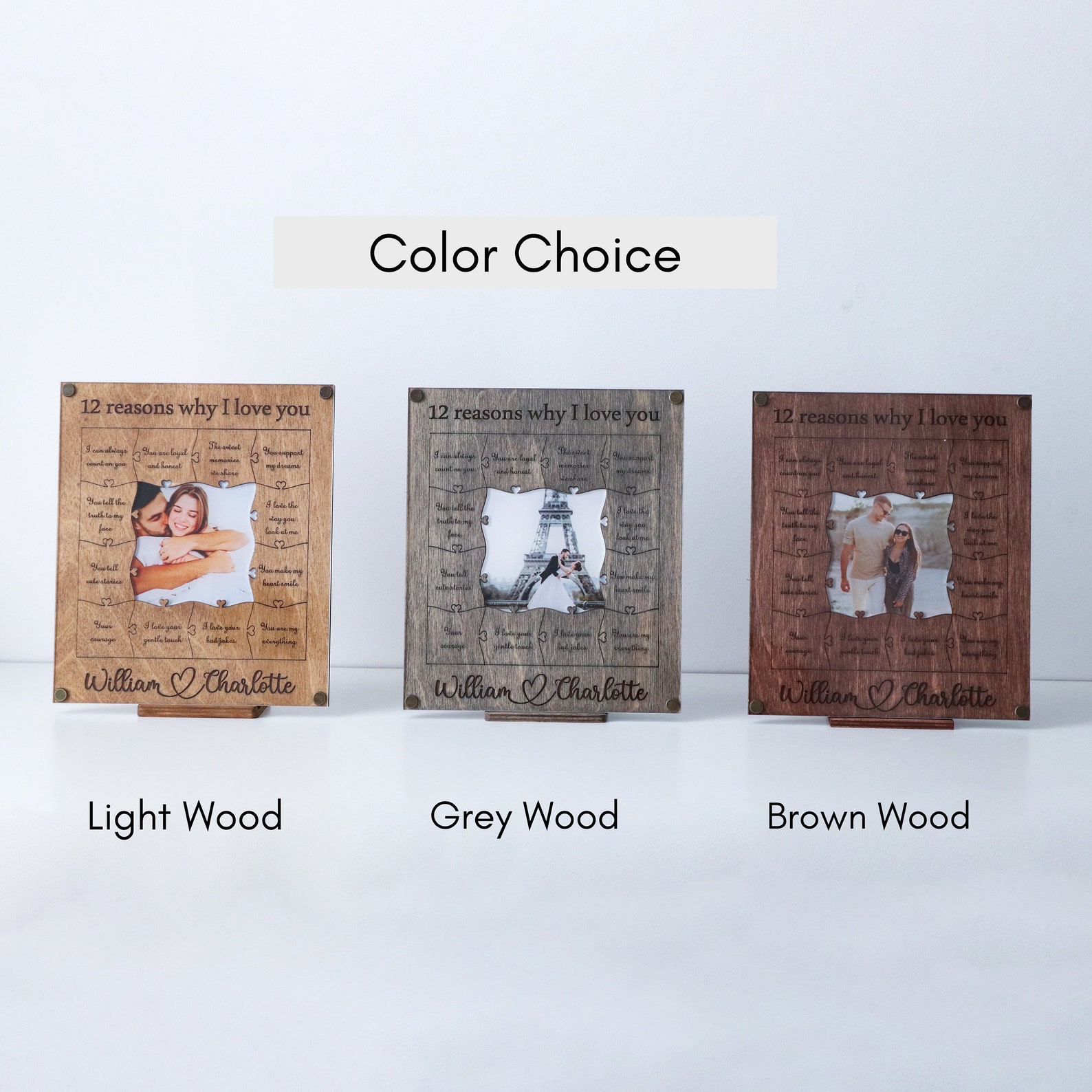 Personalized 12 Reasons Why I Love You Birthday Gift for - Etsy