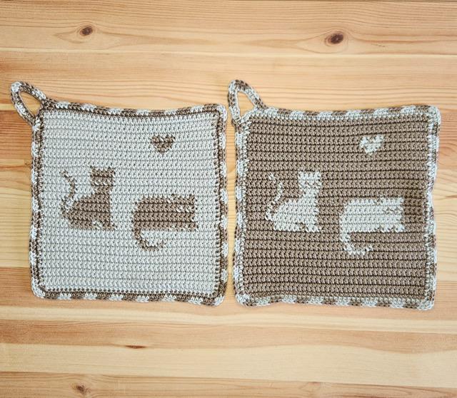 Crochet Pattern Potholder Trivet 