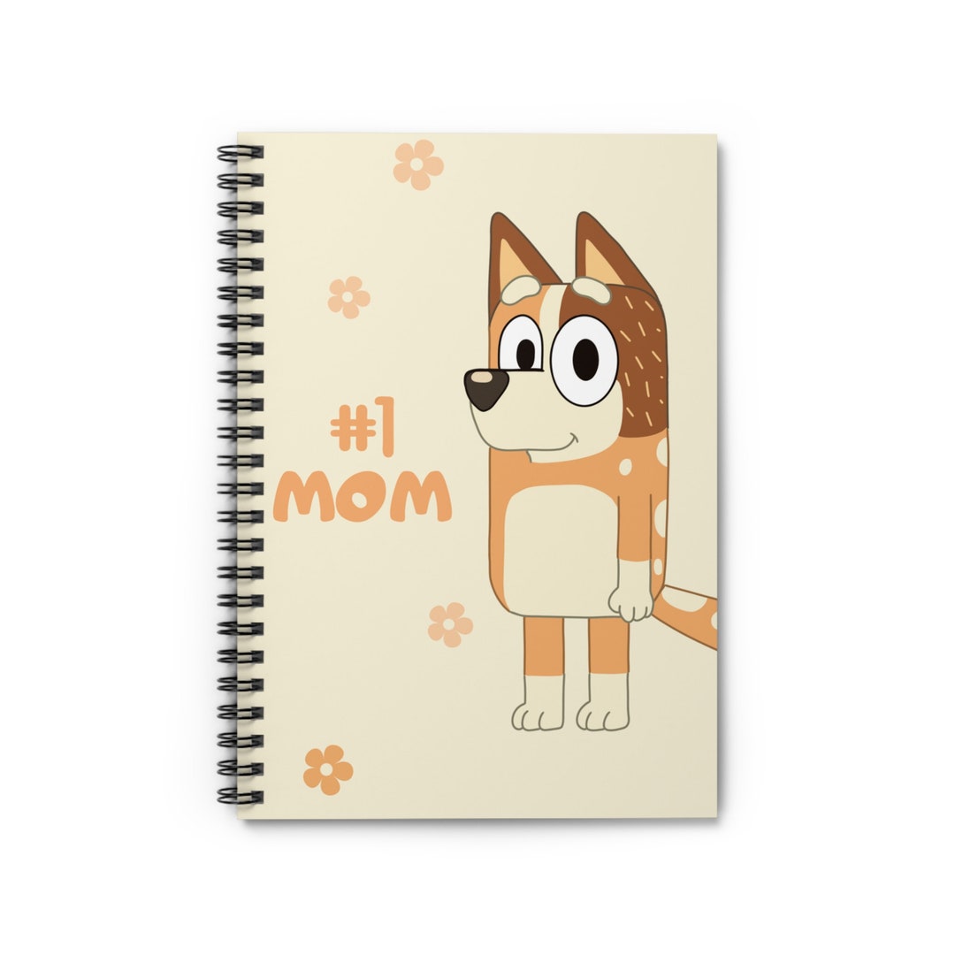 Bluey Inspired No. 1 Mom Notebook - Etsy