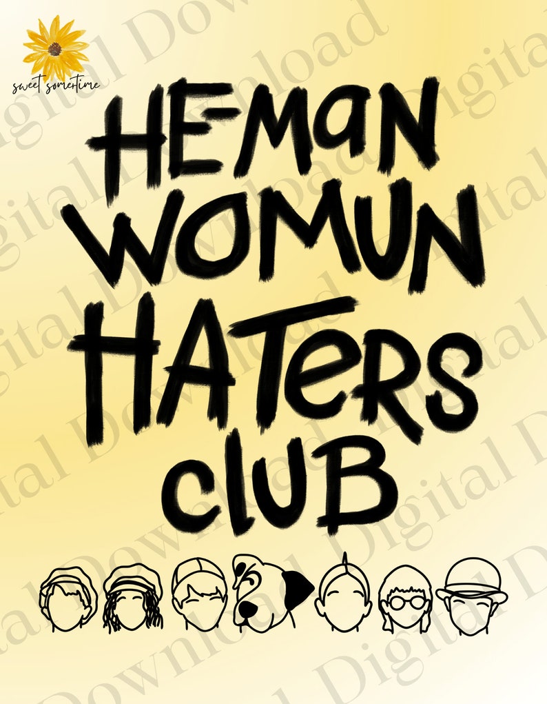 Little Rascals He-man Woman Hater Club Graphic - Etsy