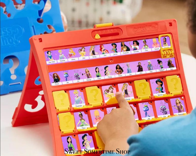 Princess Themed Guess Who 2.0 Printable Cards - Etsy