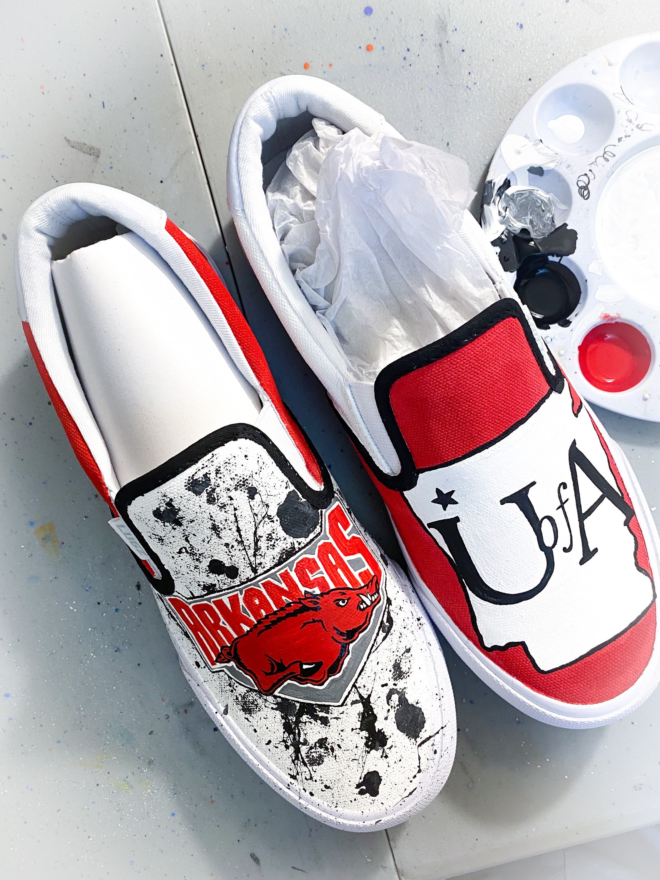 Custom Painted Shoes - Etsy
