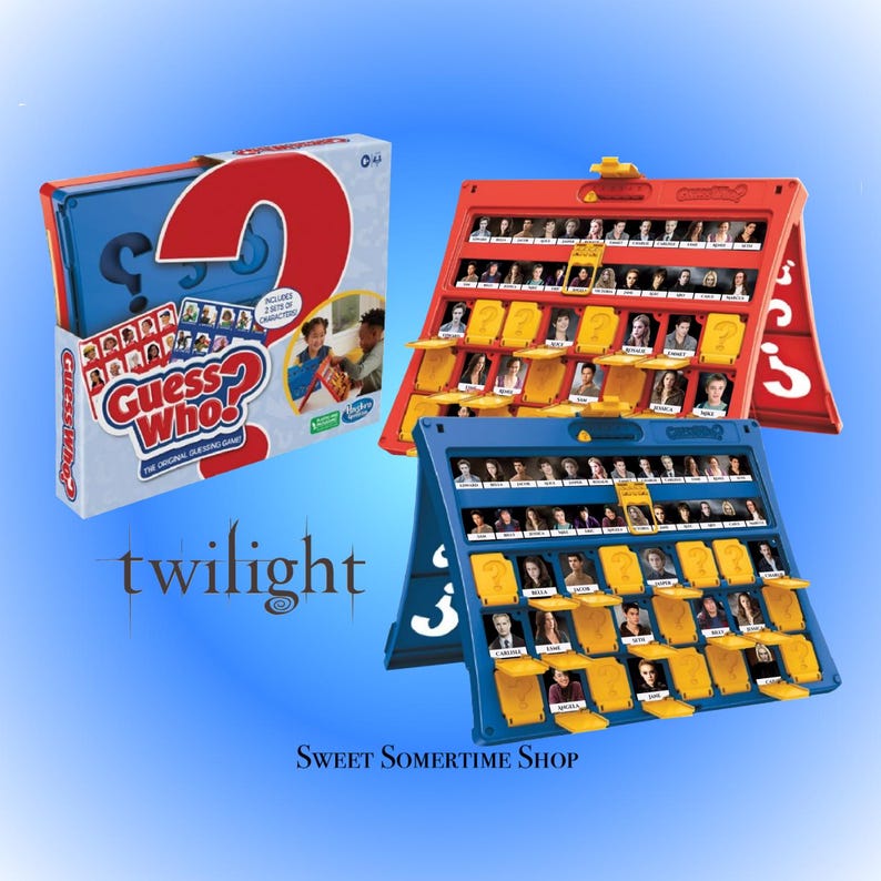 Twilight Themed Guess Who 2.0 Printable Cards - Etsy
