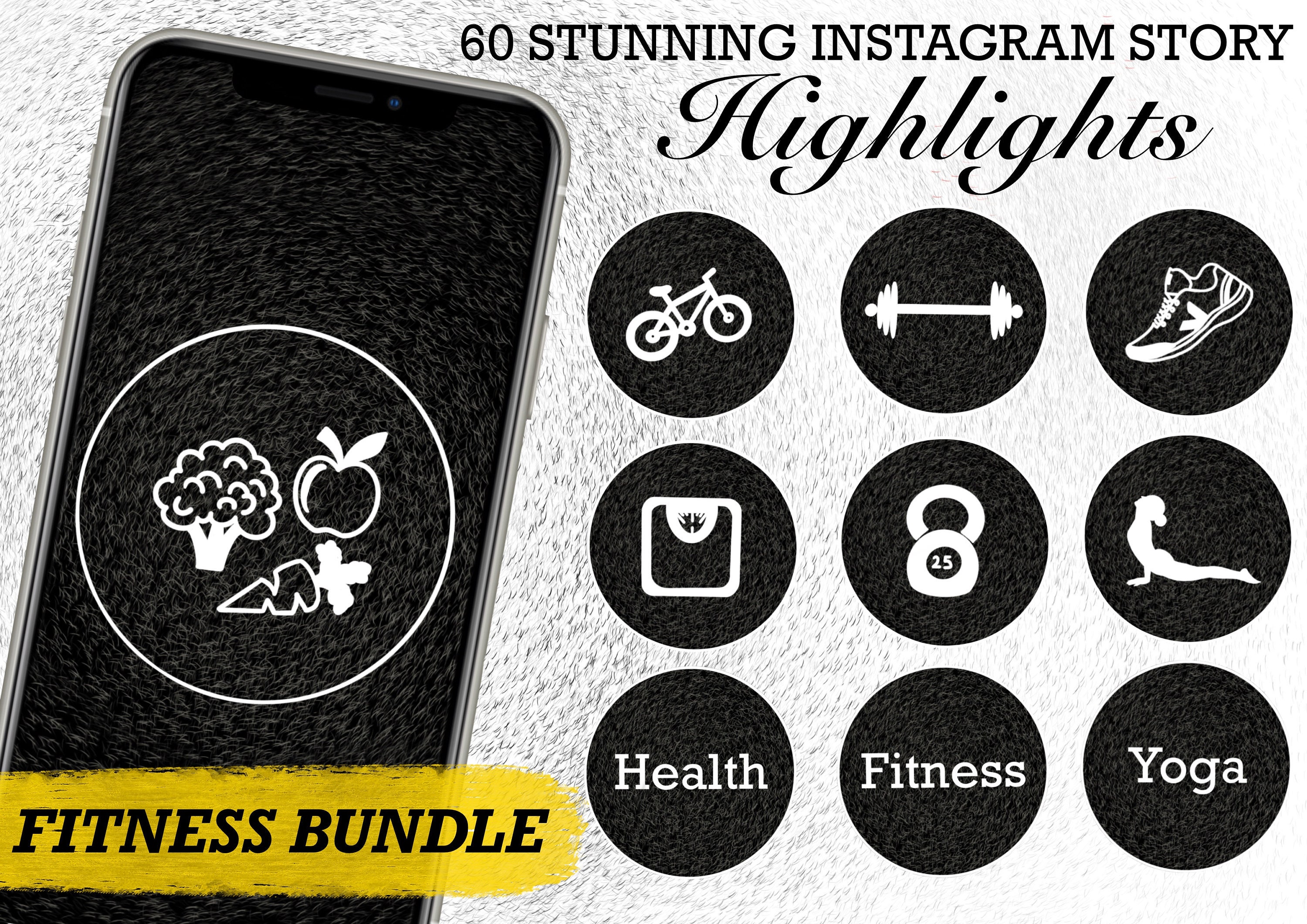 60 Fitness Instagram Highlights, Fitness Instagram Story Highlight, Gym ...