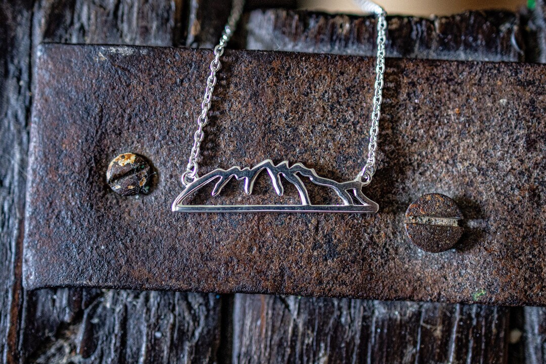 Lake Minnewanka Banff National Park Silver Necklace Jewelry Canadian ...
