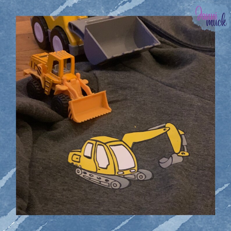 Plotterdatei Bagger svg dxf pdf png Plottermotiv - Etsy.de