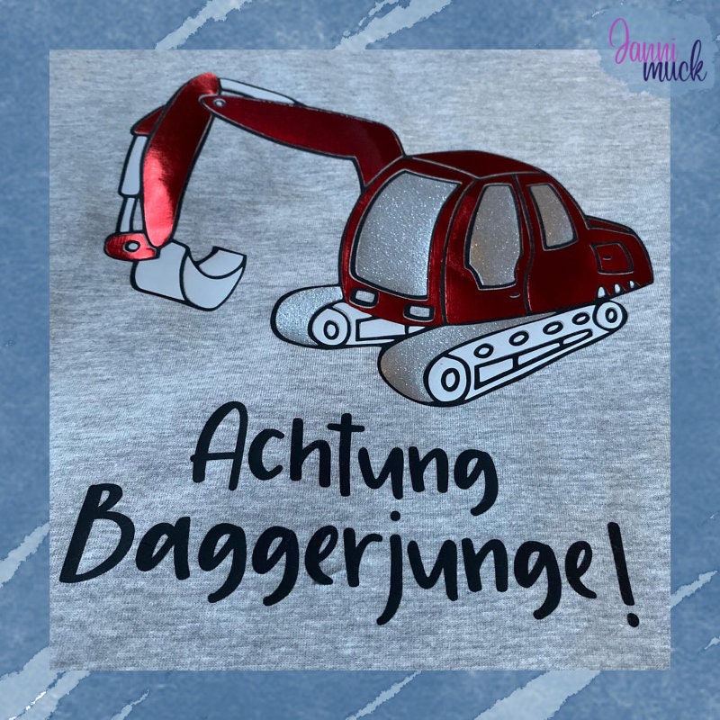 Plotterdatei Bagger, svg, dxf, pdf, png Plottermotiv - Etsy.de