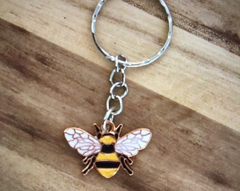 Bee Keyring - Etsy UK