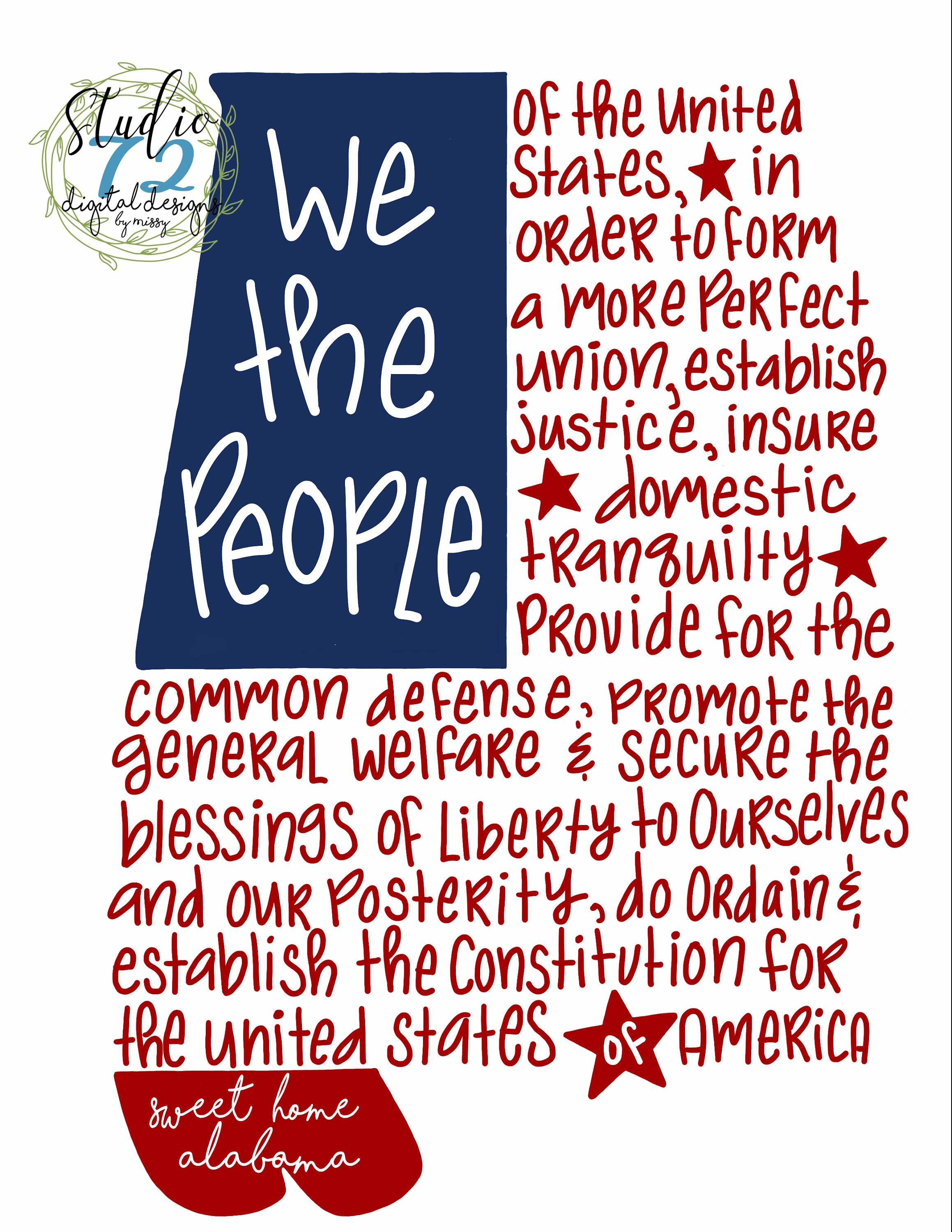 We the People Constitution American Independence Day SVG PNG Instant ...
