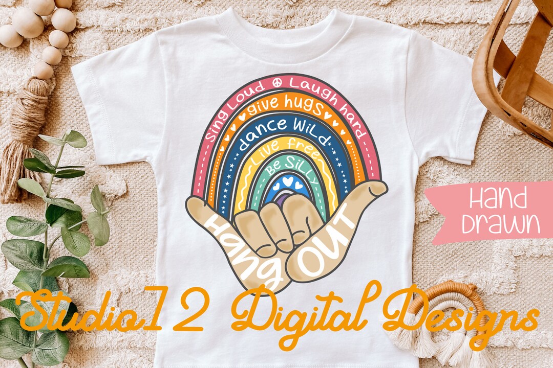 Hang Out Hand Sign - Sing Loud, Laugh Hard, Live Free, Be Silly PNG ...