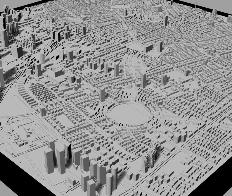 3D Tel Aviv Digital Files 3D STL File Tel Aviv 3D Map - Etsy