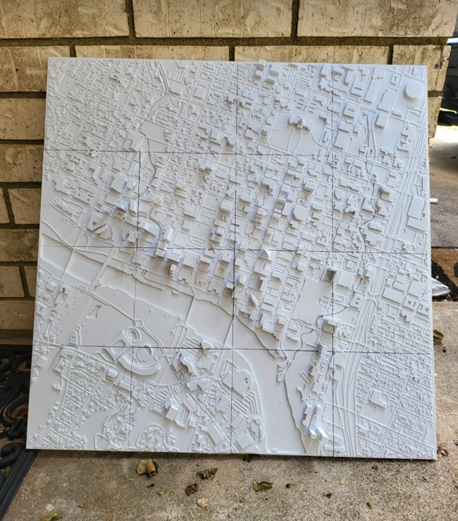 3D Austin Digital Files 3D STL File Austin 3D Map 3D | Etsy