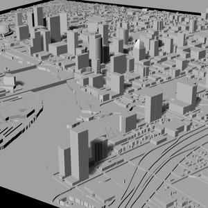 3D Austin | Digital Files | 3D STL File | Austin 3D Map | 3D City Art ...