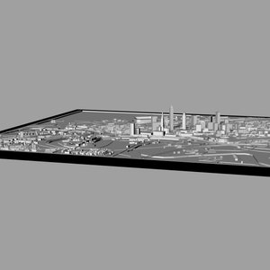3D Cleveland | Digital Files | 3D STL File | Cleveland 3D Map | 3D City ...