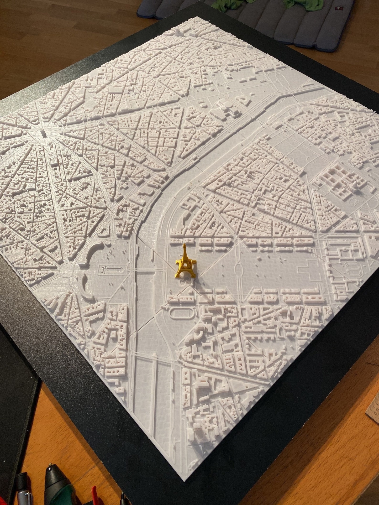3D Paris | Digital Files | 3D STL File | Paris 3D Map | 3D City Art ...