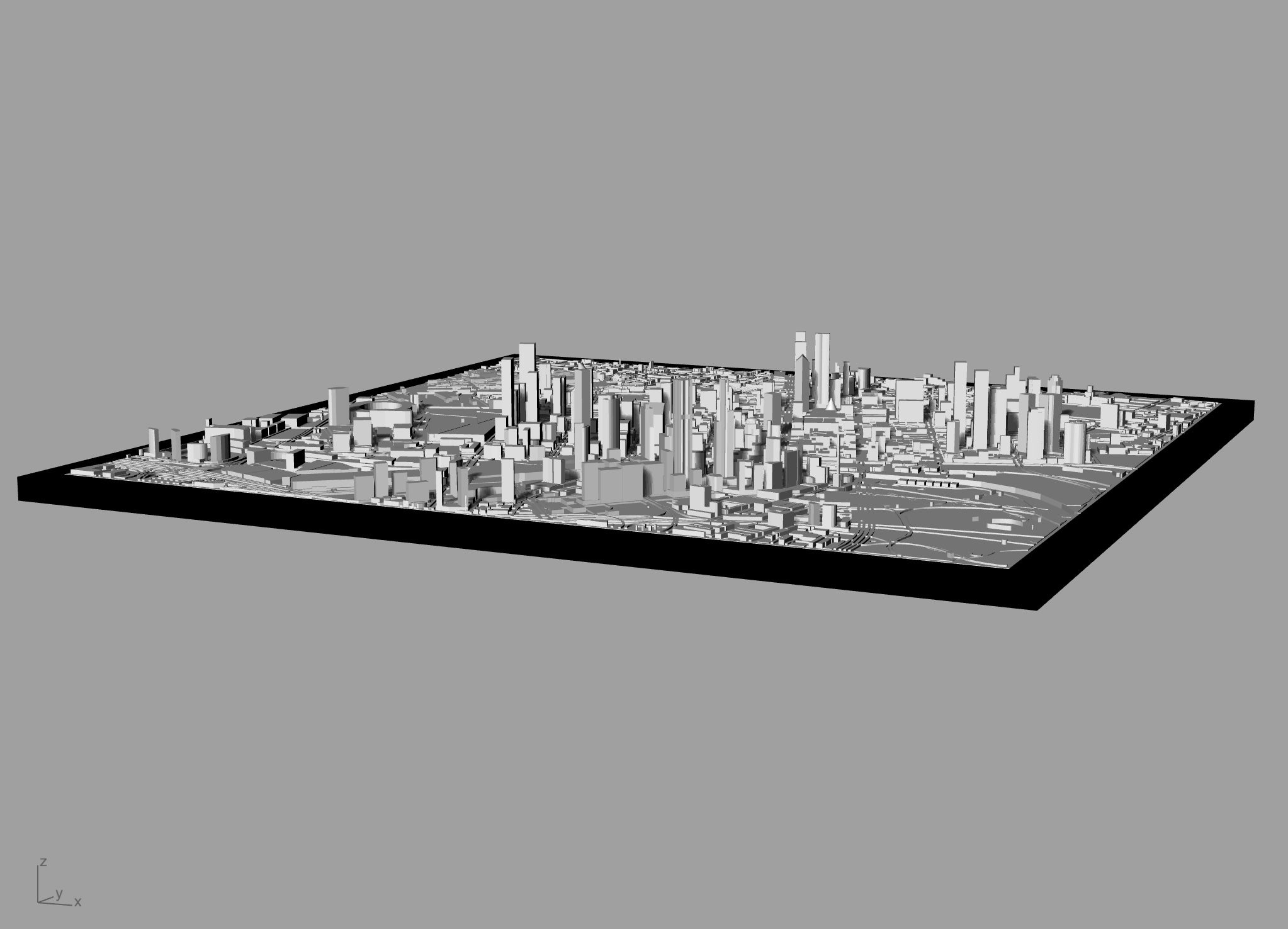 3D Melbourne Digital Files 3D STL File Melbourne 3D Map - Etsy