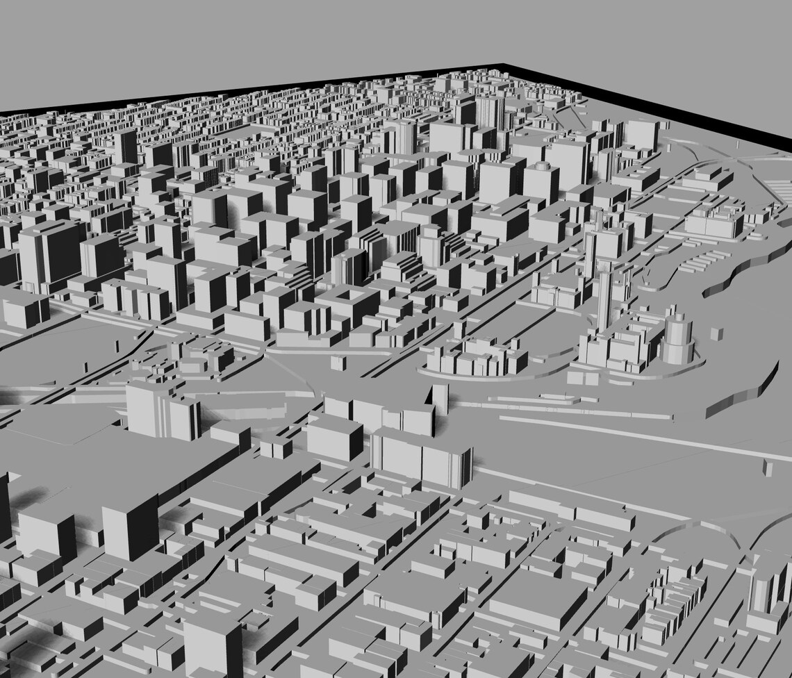 3D Ottawa | Digital Files | 3D STL File | Ottawa 3D Map | 3D City Art ...