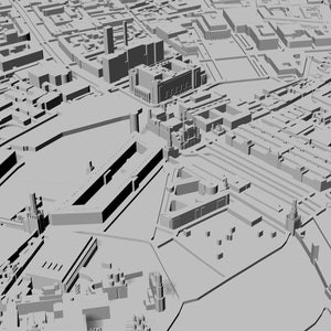 3D Moscow | Digital Files | 3D STL File | Moscow 3D Map | 3D City Art ...