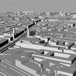 3D Madrid | Digital Files | 3D STL File | Madrid 3D Map | 3D City Art ...