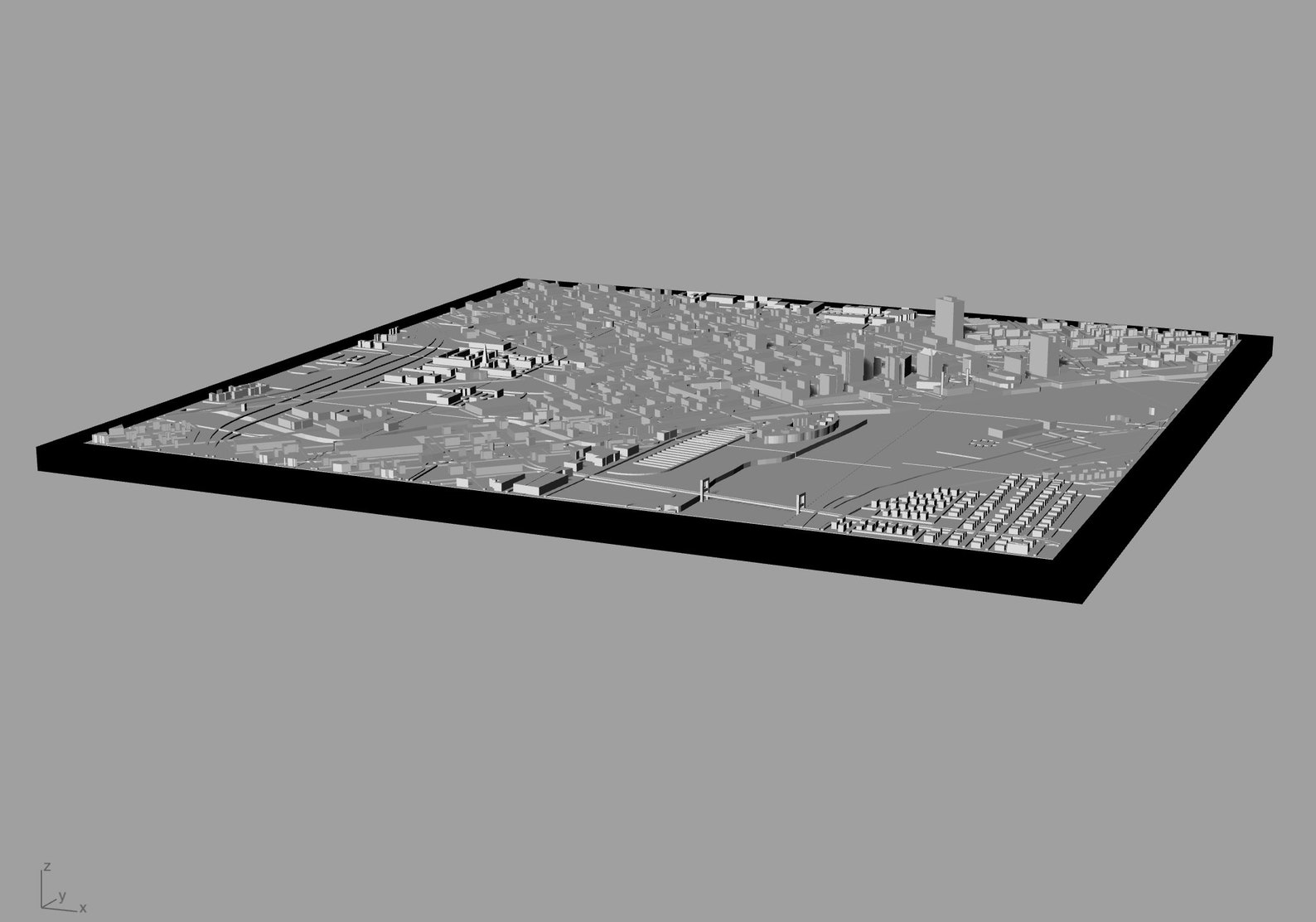3D Toledo | Digital Files | 3D STL File | Toledo 3D Map | 3D City Art ...