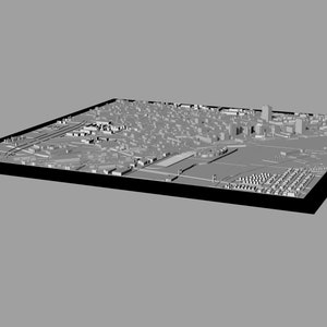 3D Toledo | Digital Files | 3D STL File | Toledo 3D Map | 3D City Art ...