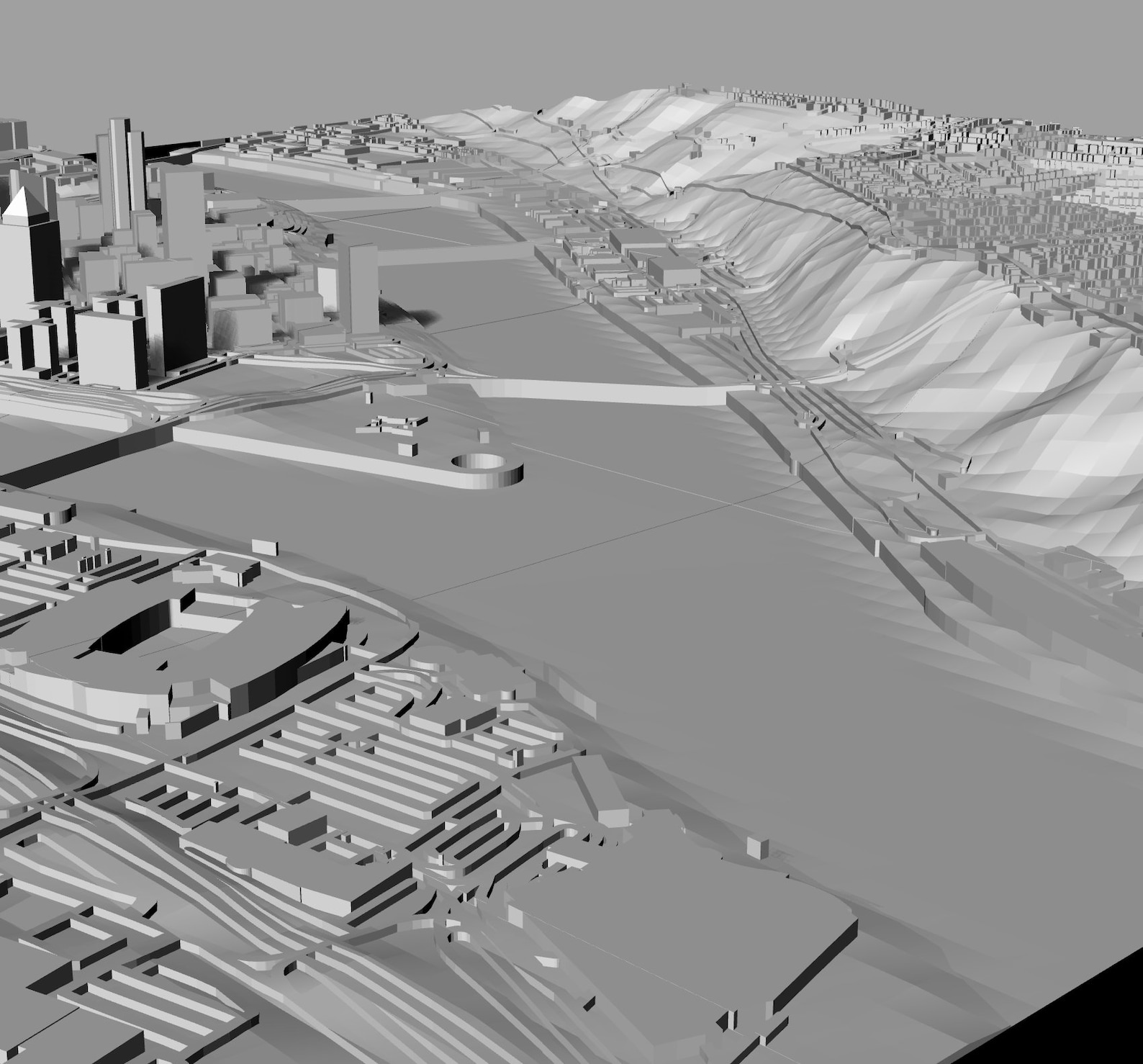 3D Pittsburgh | Digital Files | 3D STL File | Pittsburgh 3D Map | 3D ...