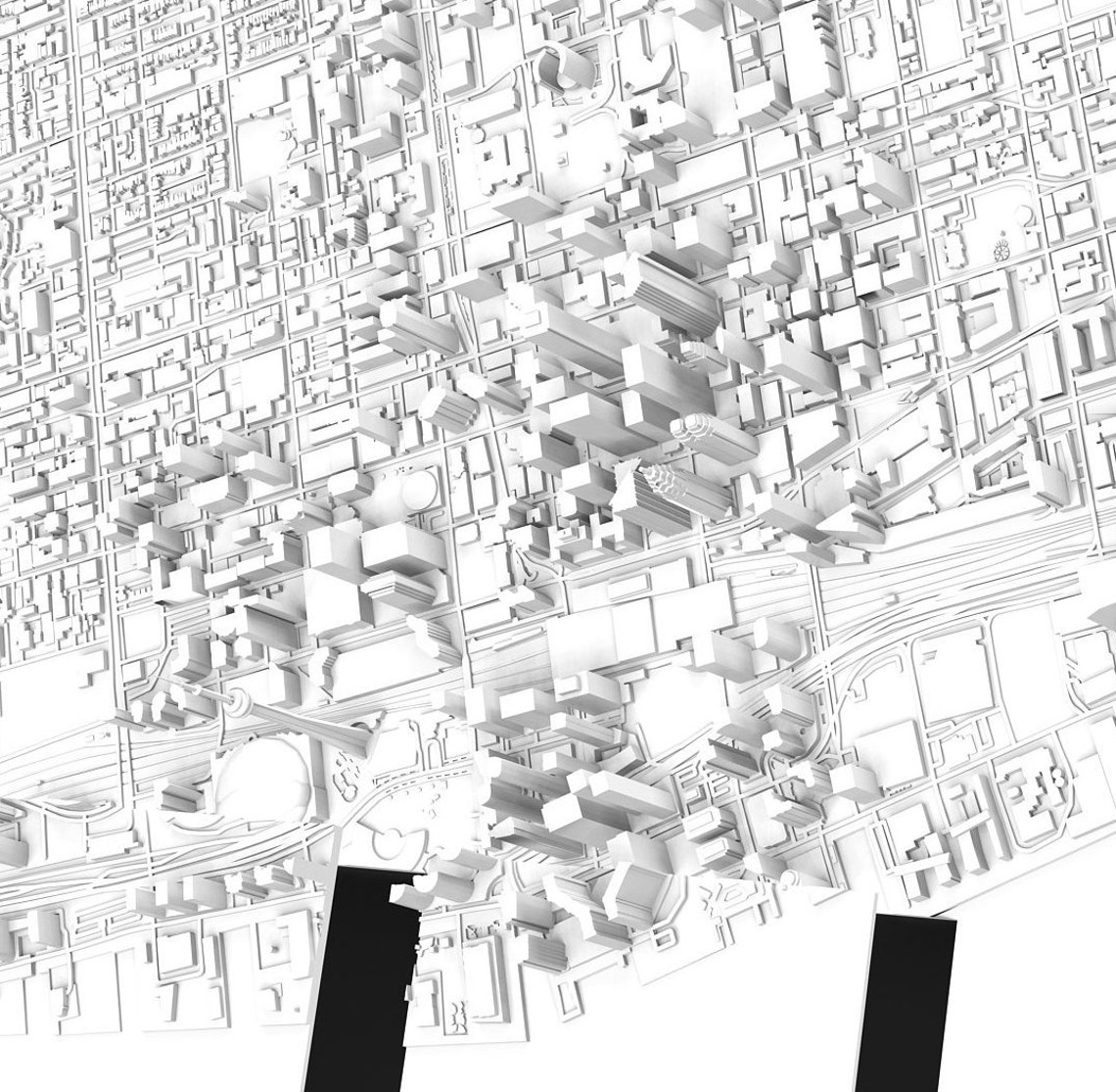 3D Toronto Digital Files 3D STL File Toronto 3D Map 3D | Etsy Canada