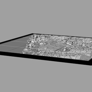 3D Liverpool | Digital Files | 3D STL File | Liverpool 3D Map | 3D City ...