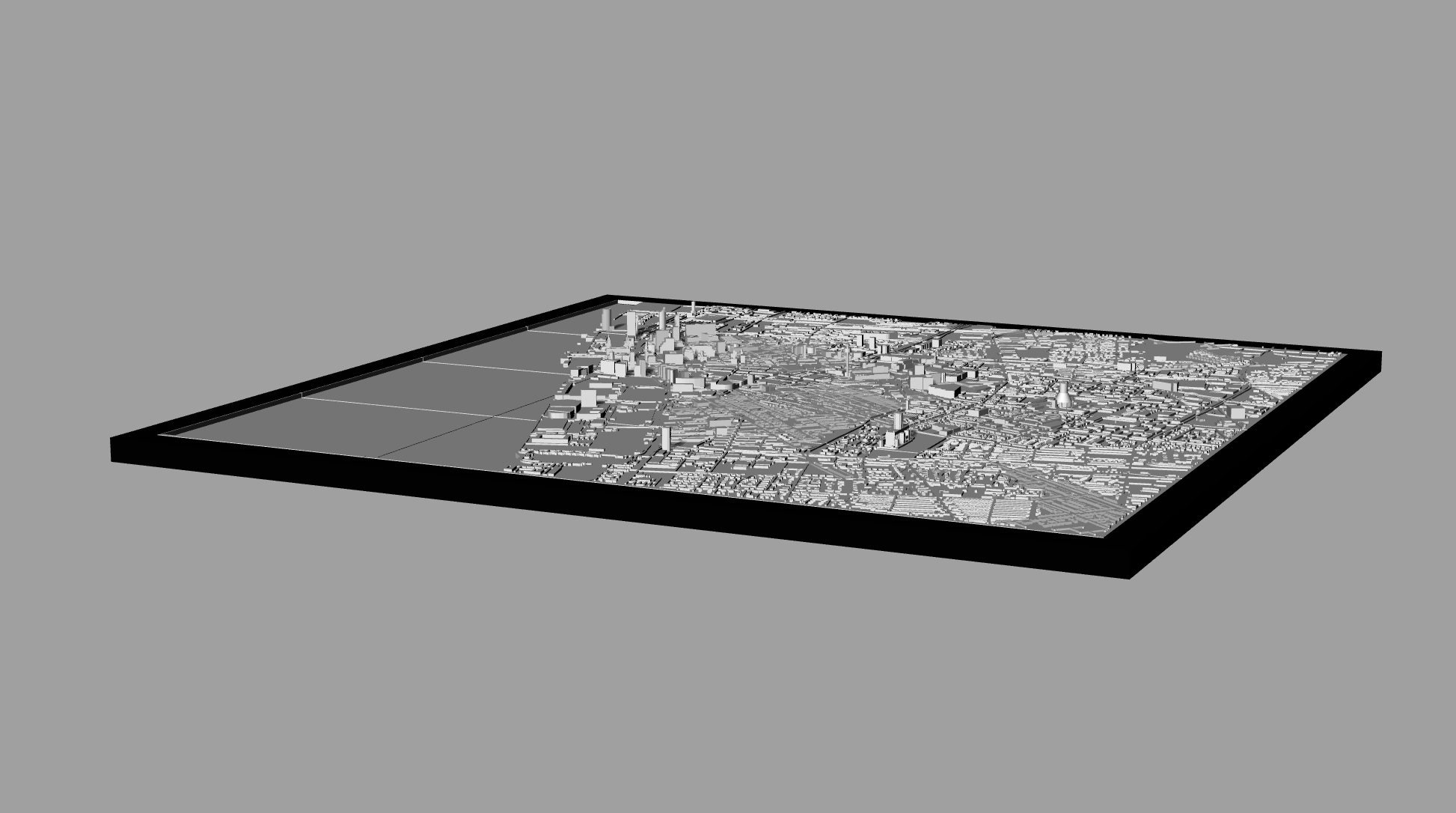 3D Liverpool | Digital Files | 3D STL File | Liverpool 3D Map | 3D City ...