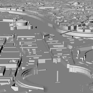 3D Rome | Digital Files | 3D STL File | Rome 3D Map | 3D City Art | 3D ...