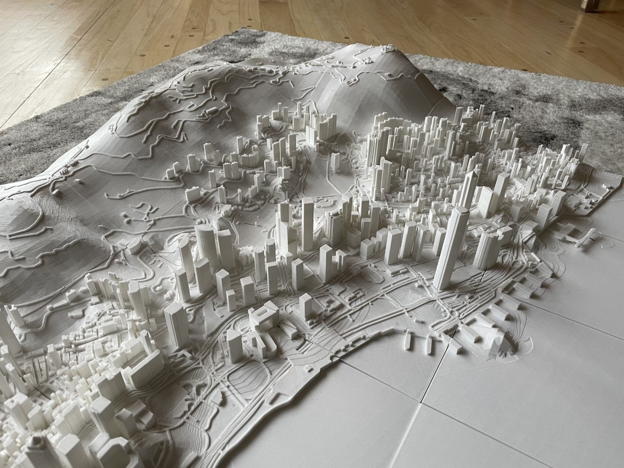 3D Hong Kong Digital Files 3D STL File Hong Kong 3D Map | Etsy