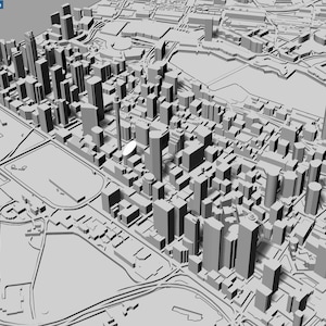 3D Sydney | Digital Files | 3D STL File | Sydney 3D Map | 3D City Art ...