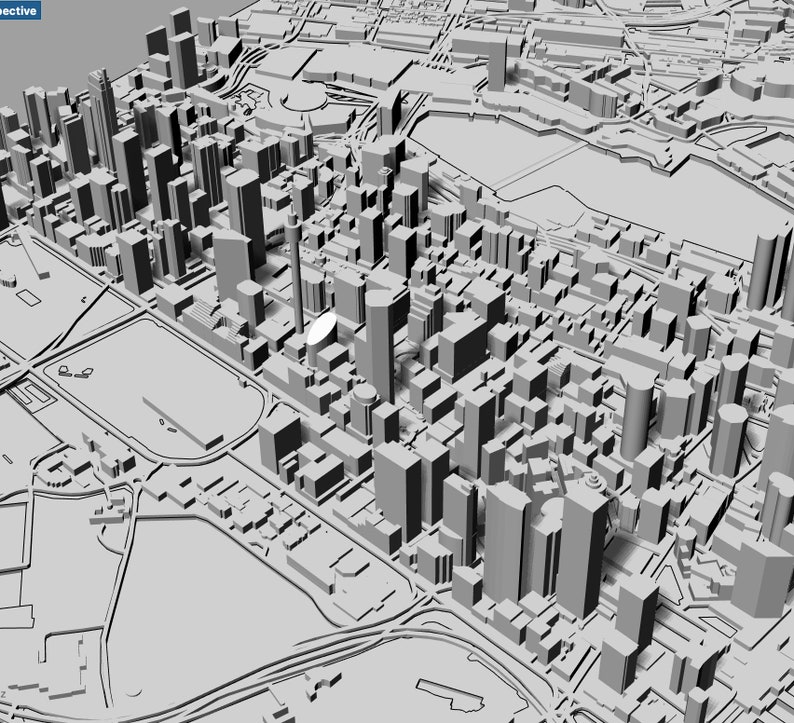 3D Sydney Digital Files 3D STL File Sydney 3D Map 3D | Etsy