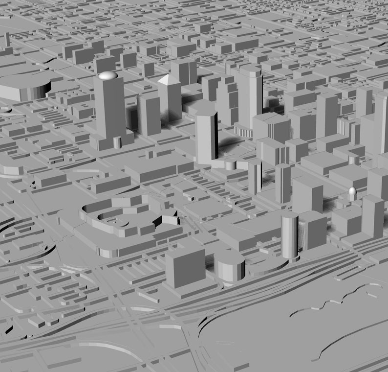 3D St. Louis Digital Files 3D STL File St. Louis 3D Map | Etsy