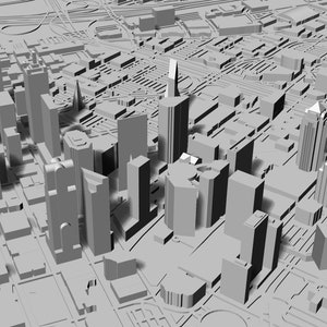 3D Dallas | Digital Files | 3D STL File | Dallas 3D Map | 3D City Art ...