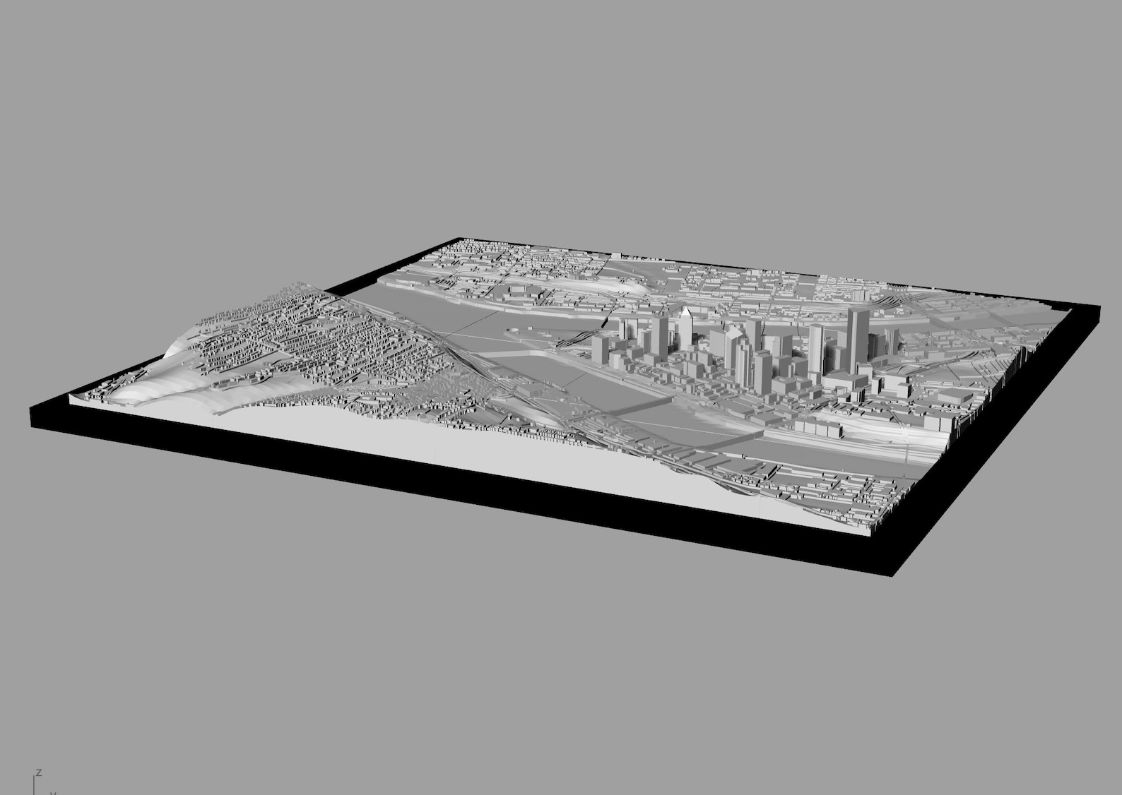 3D Pittsburgh | Digital Files | 3D STL File | Pittsburgh 3D Map | 3D ...