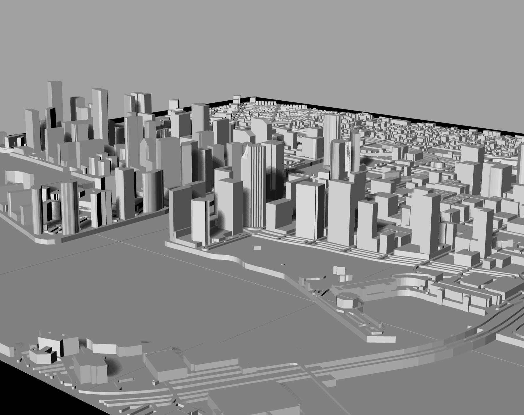3D Miami | Digital Files | 3D STL File | Miami 3D Map | 3D City Art ...