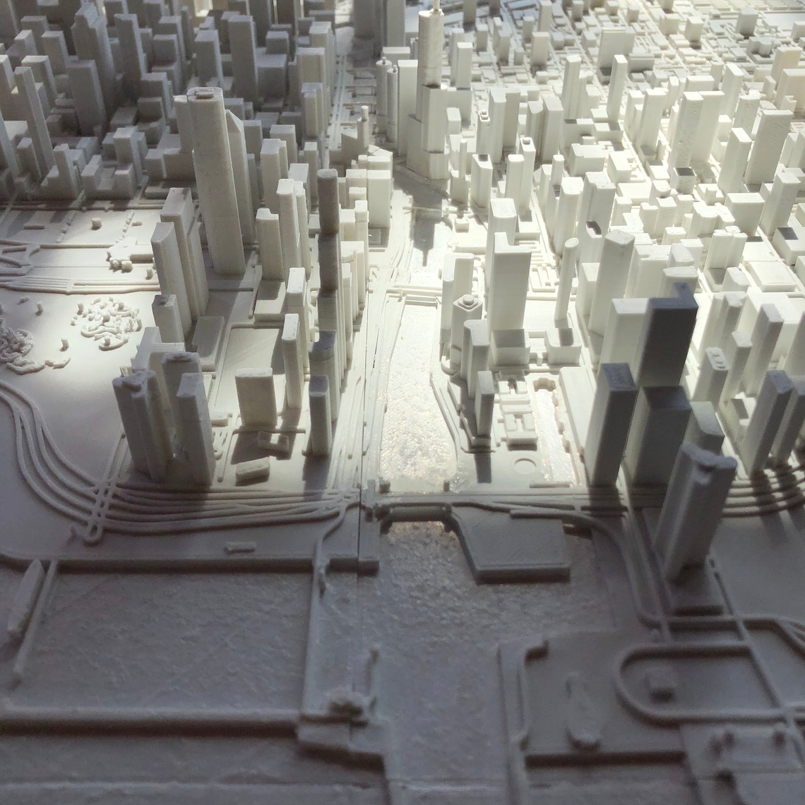 3D Chicago | Digital Files | 3D STL File | Chicago 3D Map | 3D City Art ...