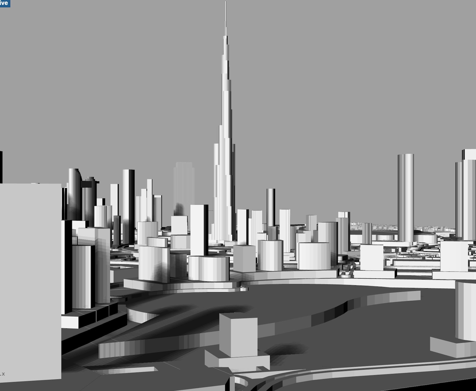 3D Dubai | Digital Files | 3D STL File | Dubai 3D Map | 3D City Art ...