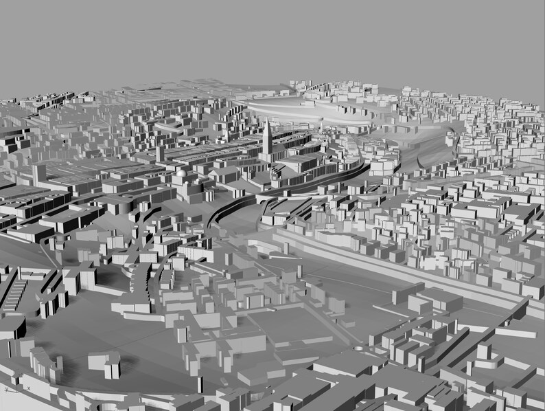 3D Bern Digital Files 3D STL File Bern 3D Map 3D City - Etsy