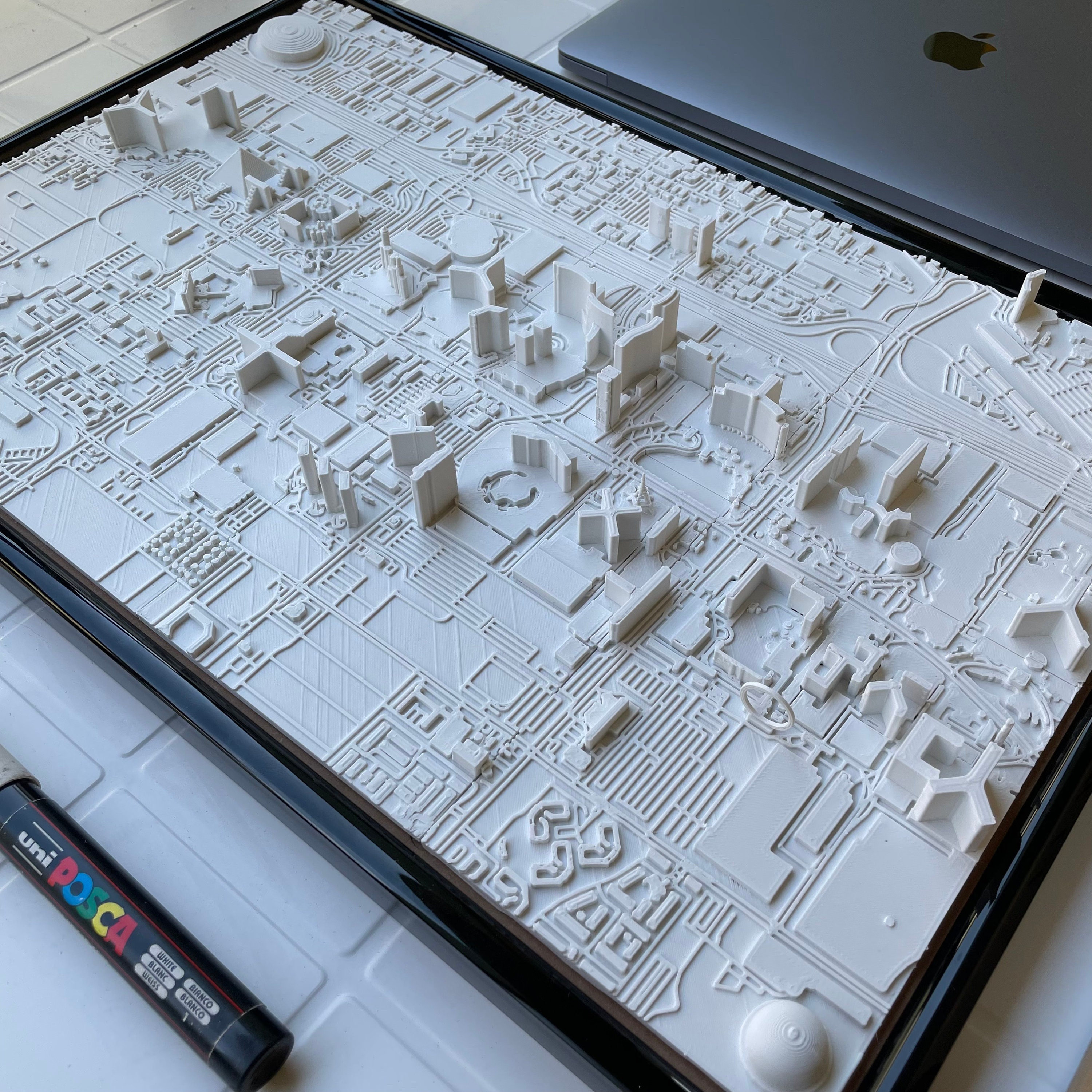 3D Las Vegas | Digital Files | 3D STL File | Las Vegas 3D Map | 3D City ...