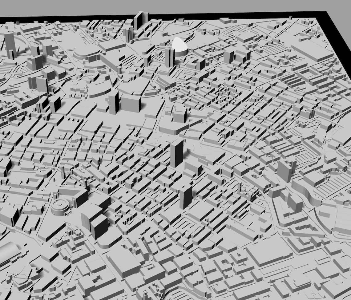 3D Manchester Digital Files 3D STL File Manchester 3D - Etsy